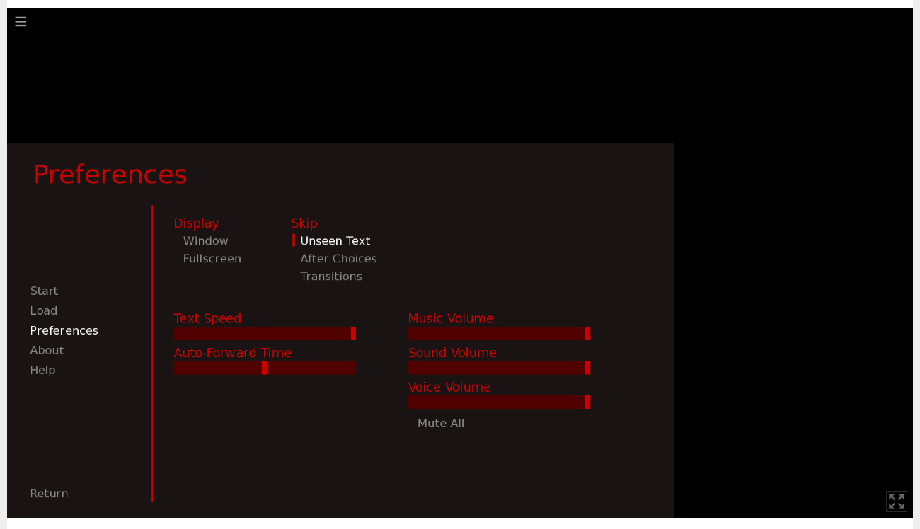 Web export: Preferences > Display > Fullscreen behavior is erratic · Issue #4760 · renpy/renpy ...