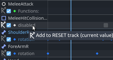 Right-click on track or button to add corresponding RESET animation · Issue #7548 · godotengine ...