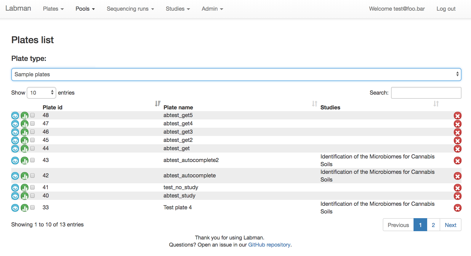 Prevent Uninformed Discarding Of Plates · Issue 357 · Biocore Labcontrol · Github