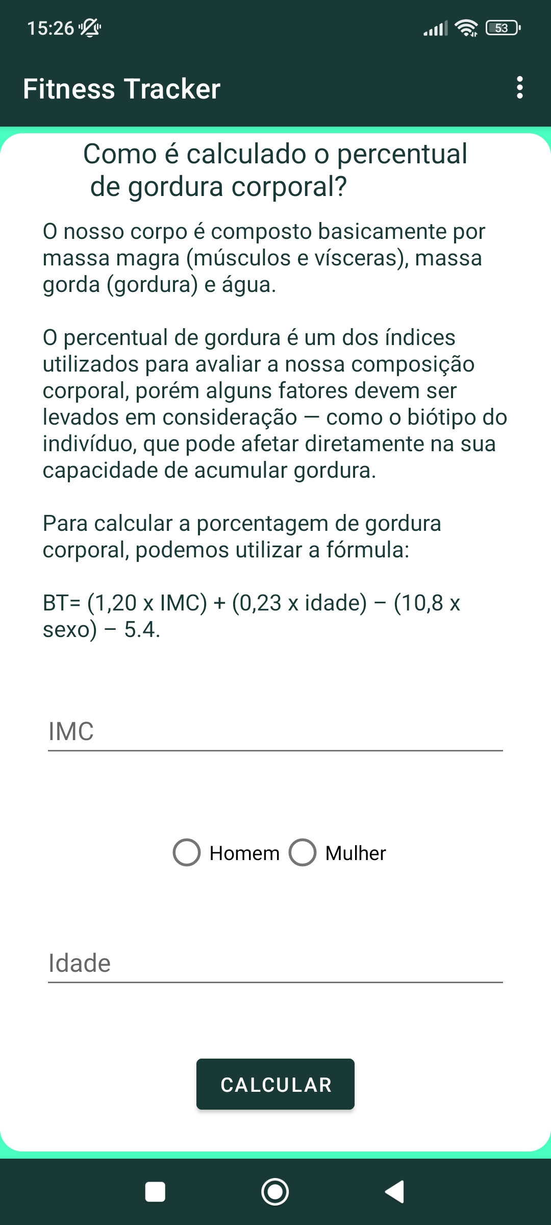 GitHub - RiannReis/FitnessTracker-app