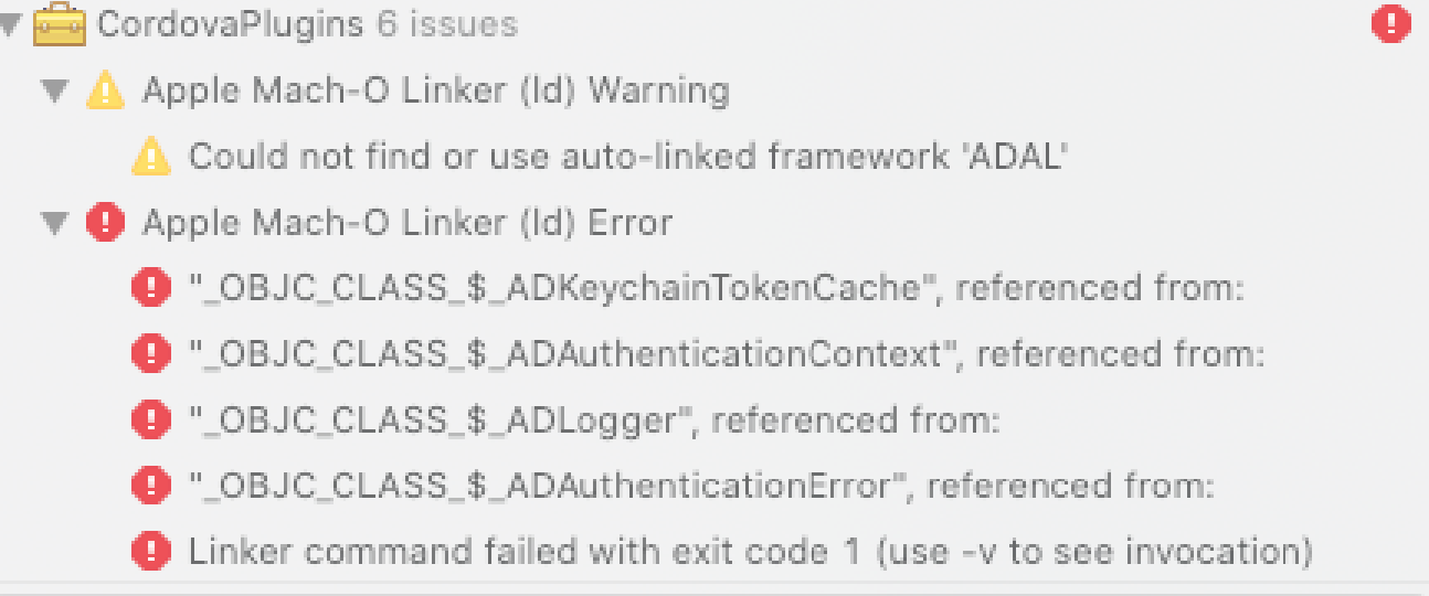 iOS archive cordova-plugin-ms-adal-is-back capacitor · Issue #222 · AzureAD/azure ...