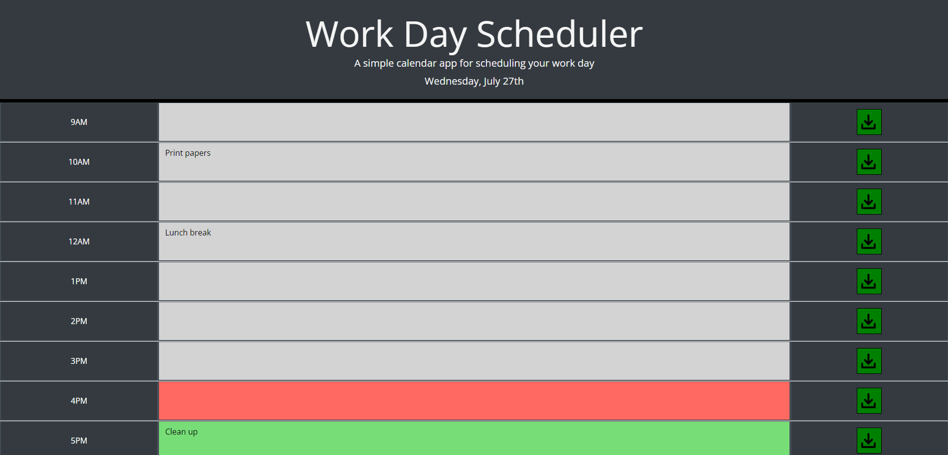 GitHub - JuaGon653/work-day-scheduler