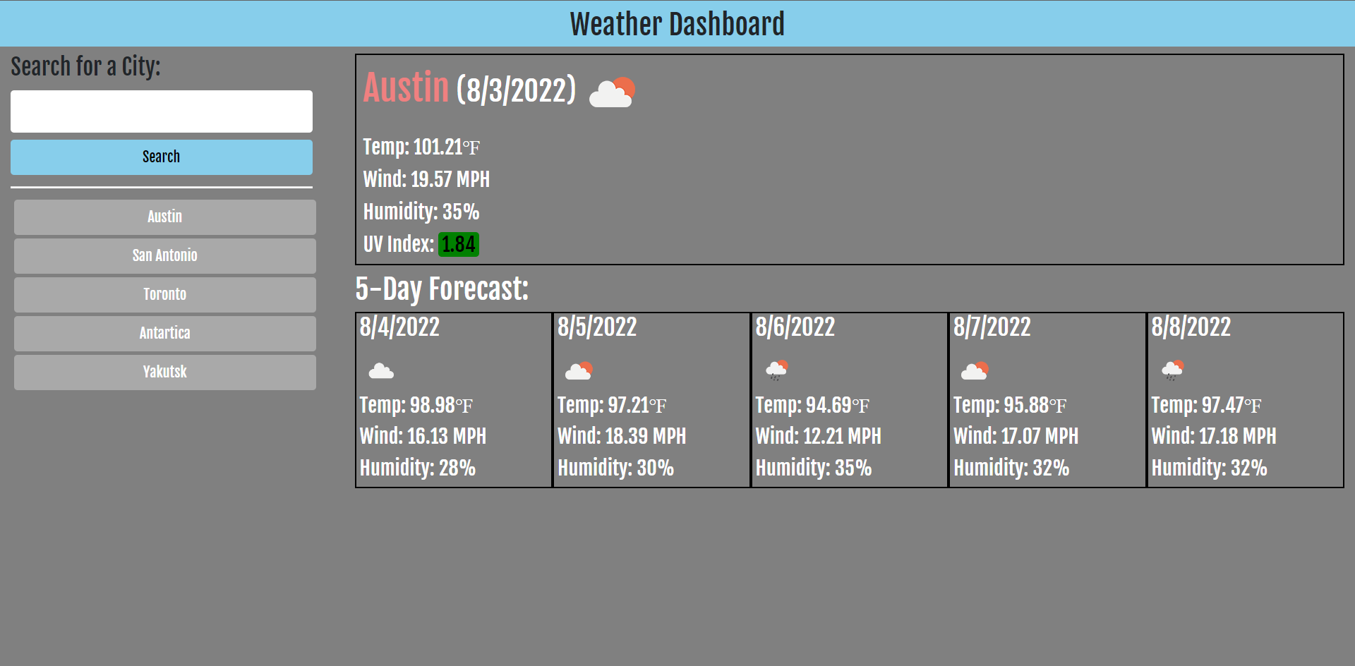 GitHub - JuaGon653/weather-dashboard