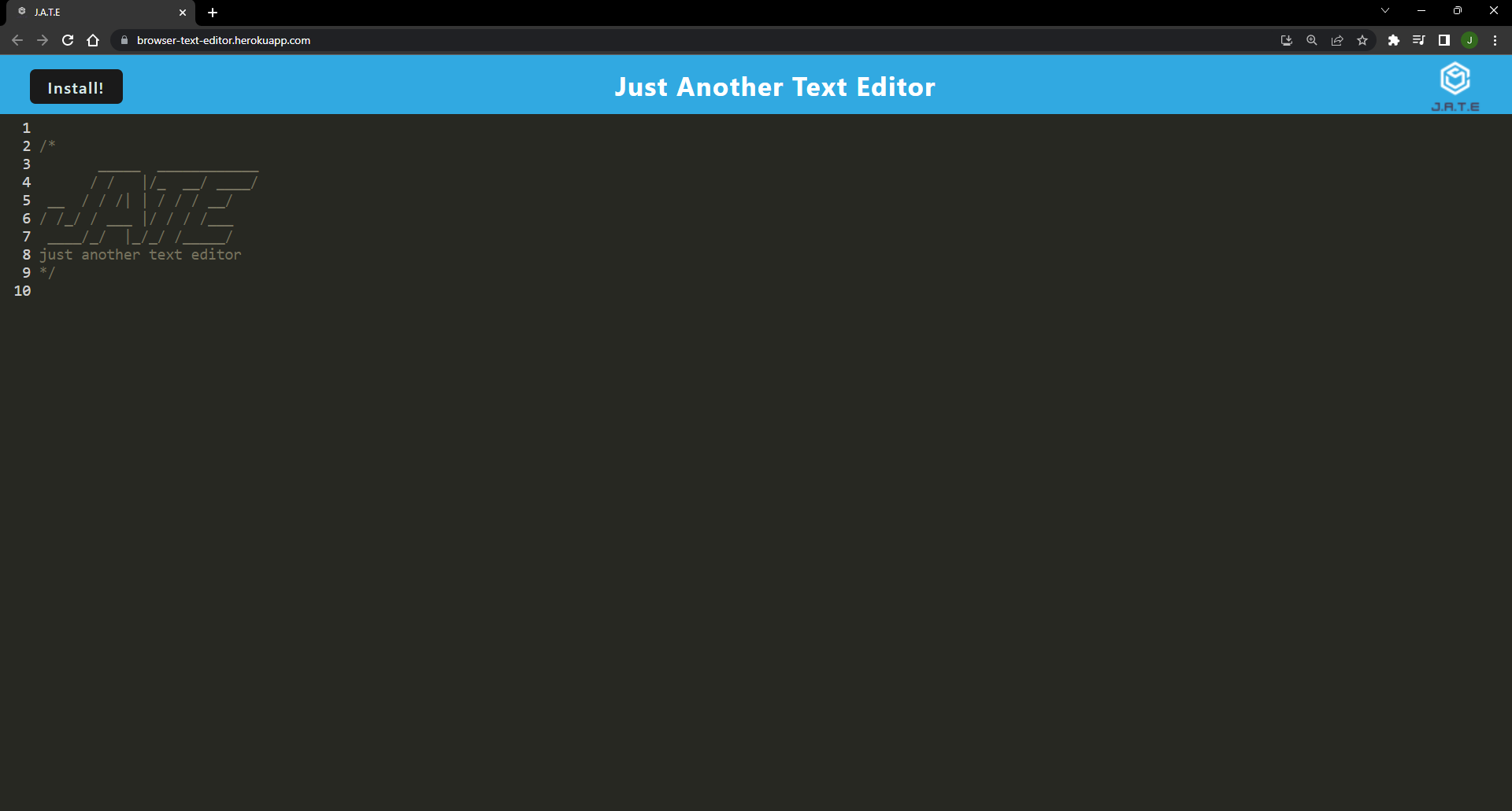 GitHub - JuaGon653/browser-text-editor