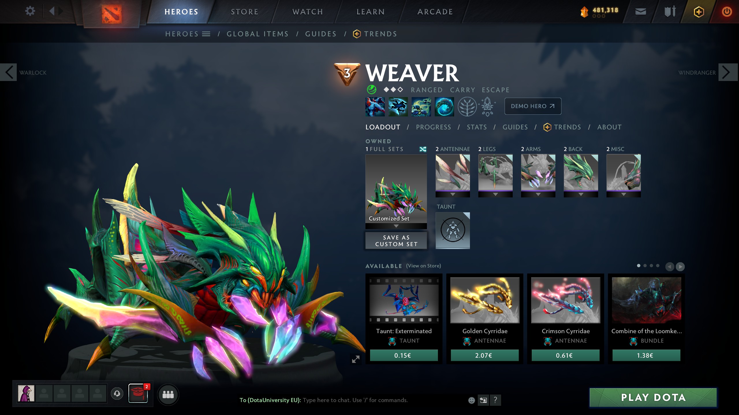 Missing Set Names on Hero Loadout (low priority) · Issue #259 · ValveSoftware/Dota2-Gameplay ...