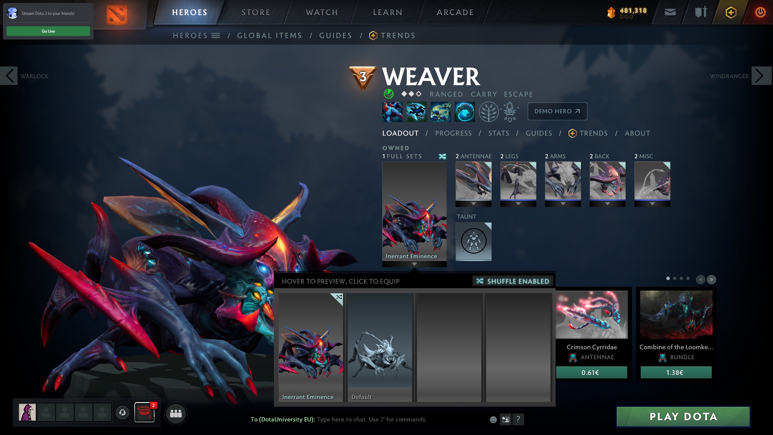 Missing Set Names on Hero Loadout (low priority) · Issue #259 ...