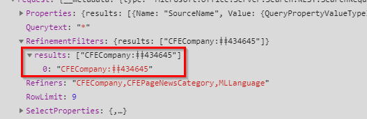 Search Query with Refinement Filters - string vs array · Issue #244 · pnp/pnpjs · GitHub