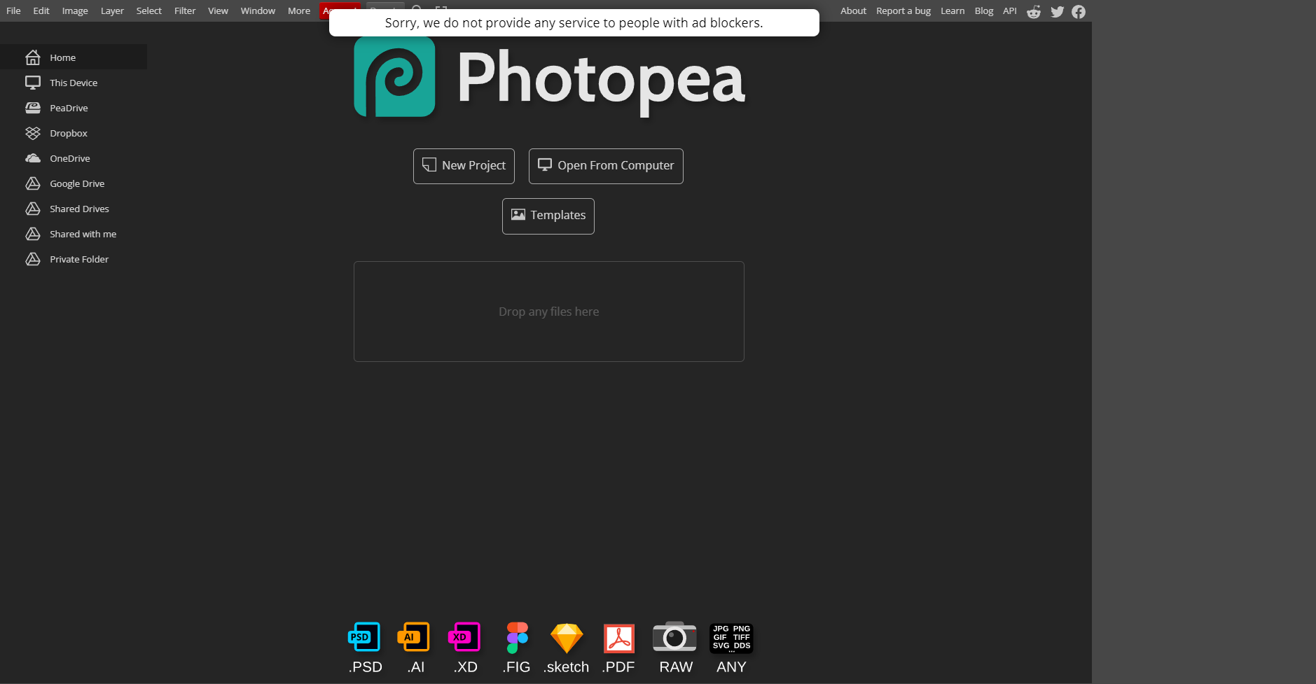 photopea.com: detection · Issue #20232 · uBlockOrigin/uAssets · GitHub