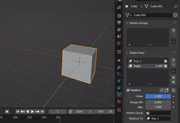 Animations Of Shuffled Shape Keys Doesnt Work As Expected When Exported As Glbgltf · Issue