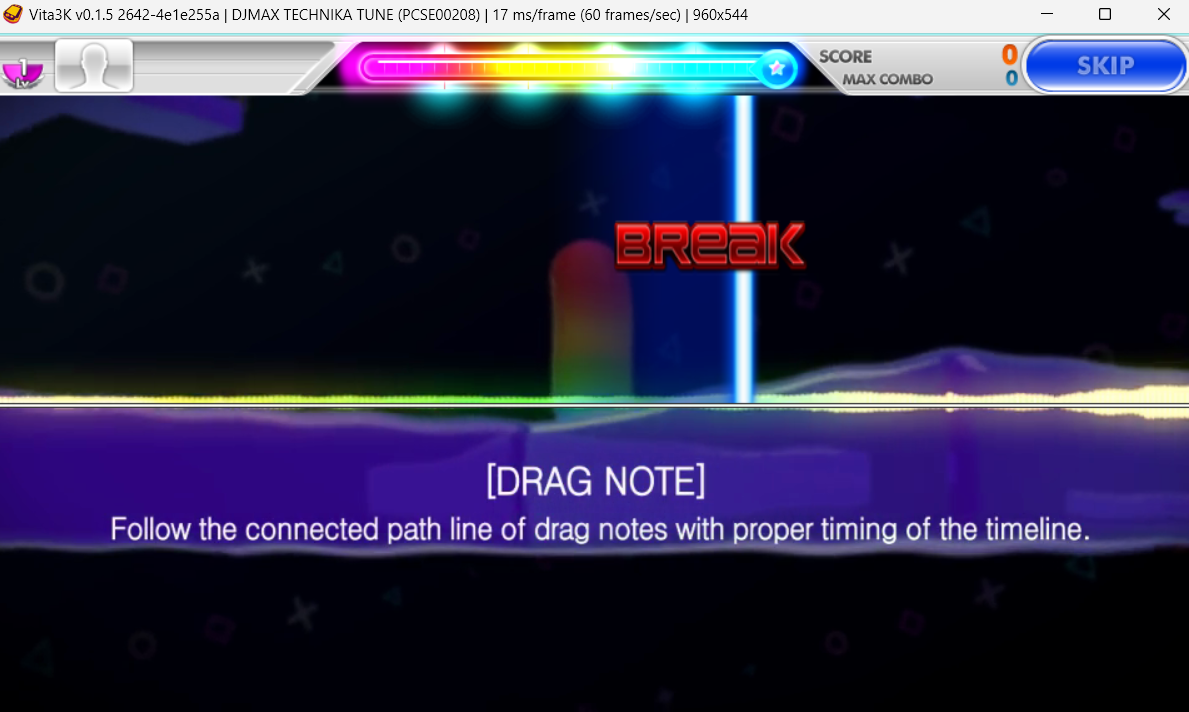 DJMax Technika Tune [PCSE00208] · Issue #663 · Vita3K/compatibility · GitHub
