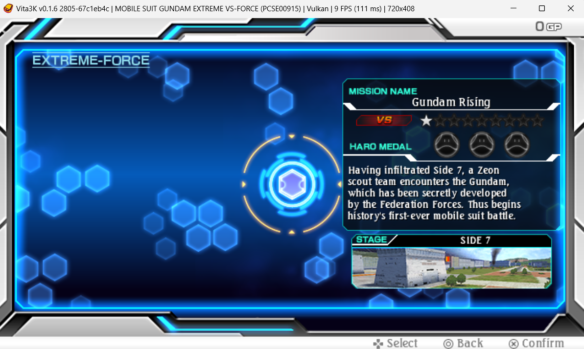 Mobile Suit Gundam: Extreme VS-Force [PCSE00915] · Issue #898 · Vita3K ...