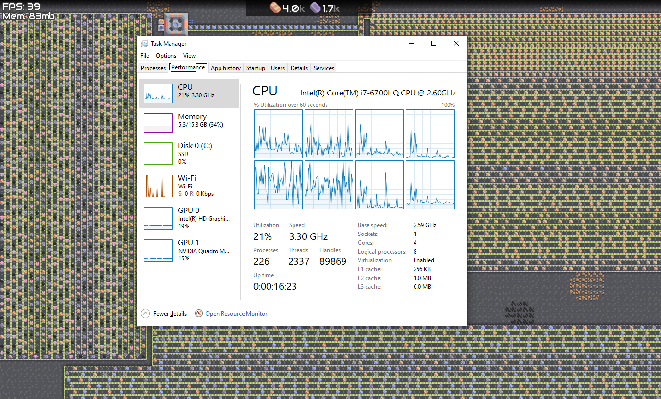 CPU/GPU utilization on heavy loaded maps. · Issue #6972 · Anuken/Mindustry · GitHub