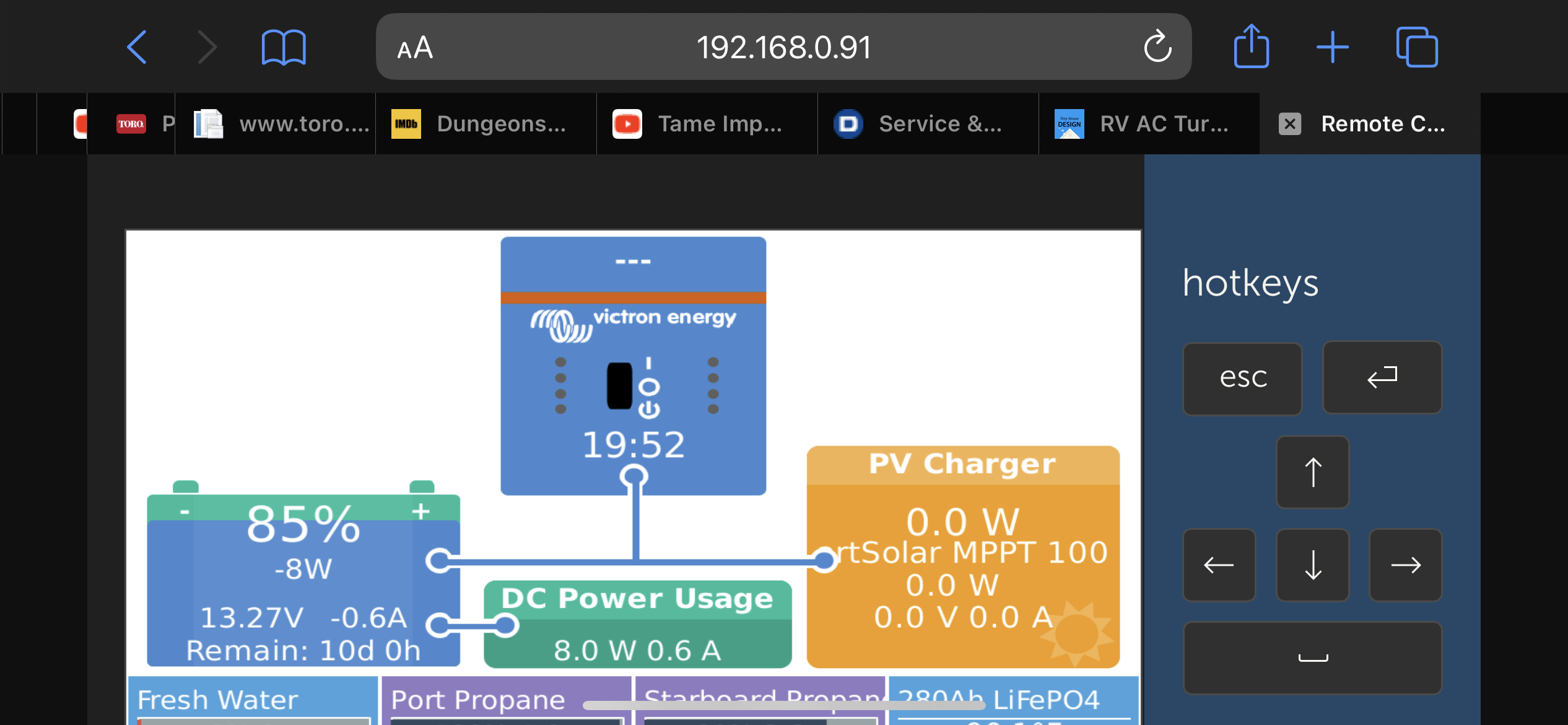 Verbose GX Console Screen Cut Off on iPhones · Issue #187 · kwindrem/GuiMods · GitHub