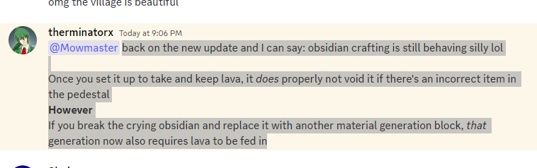 material gen bug · Issue #223 · Mowmaster/Pedestals · GitHub