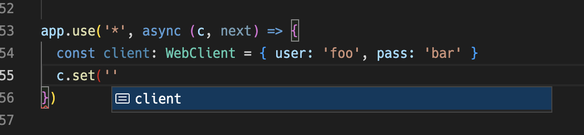 Types for `c.set` and `c.get` · Issue #472 · honojs/hono · GitHub