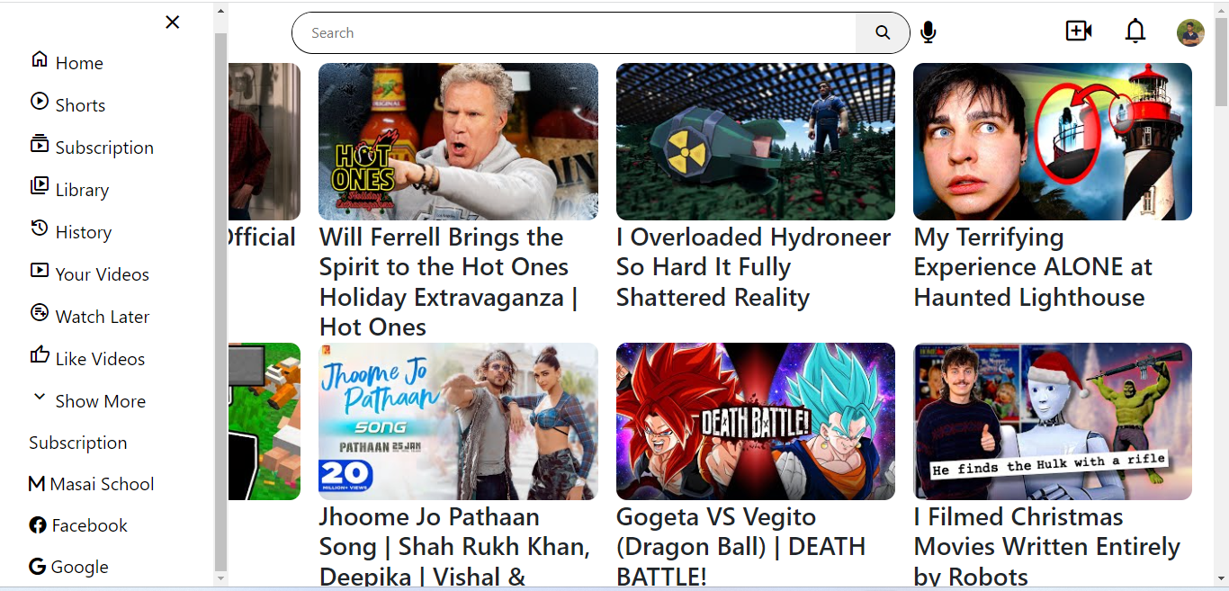 GitHub - Shubhamtribhuvan8/YoutubeClone: A YouTube clone is a website or application that ...