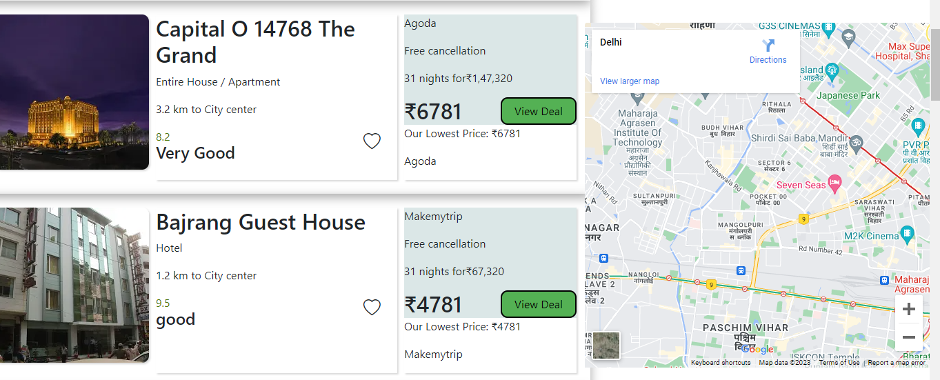 GitHub - ArjoshwaDmello/trivago-Clone-Project: Trivago is a hotel search with an extensive price ...
