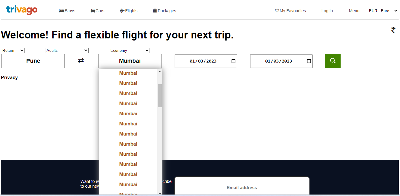 GitHub - ArjoshwaDmello/trivago-Clone-Project: Trivago is a hotel search with an extensive price ...