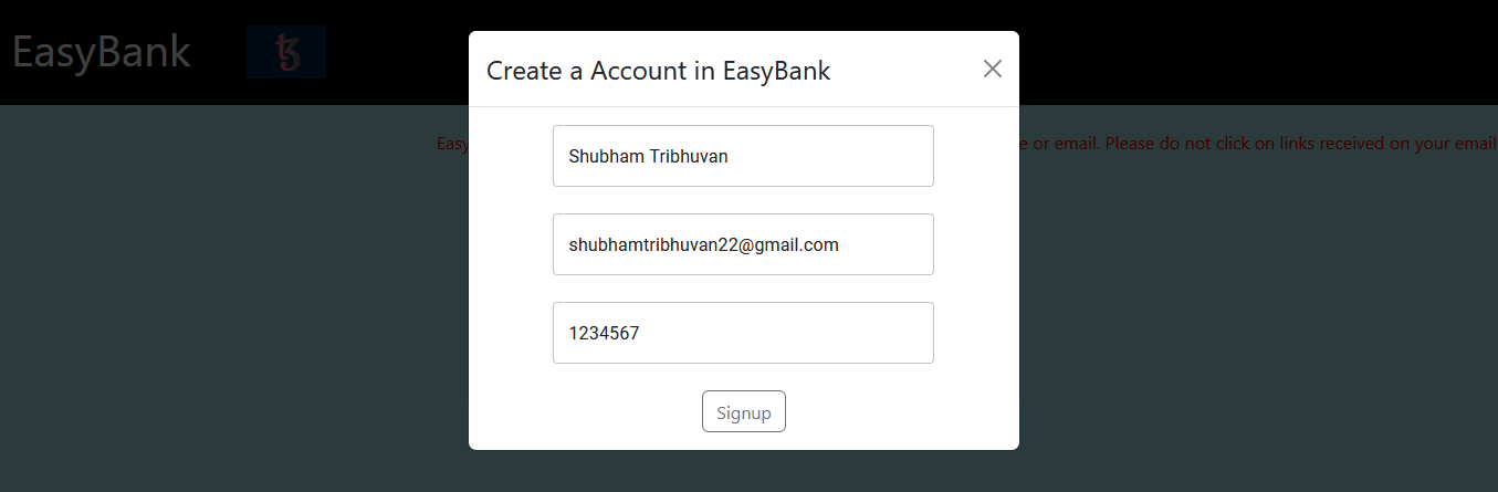 GitHub - Shubhamtribhuvan8/EasyBank: EasyBank For Public