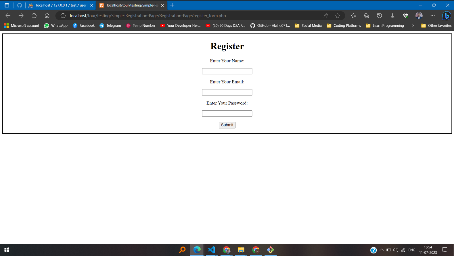 GitHub - sumitmalakar25/Registration-Page: Registration Page Created ...