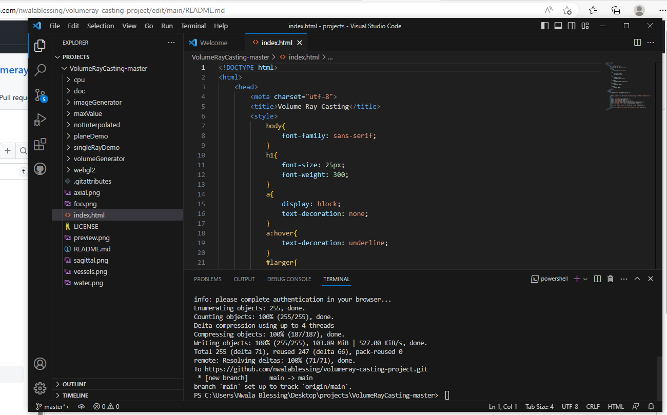 GitHub - nwalablessing/volumeray-casting-project