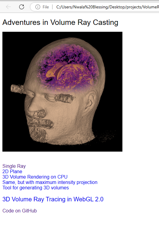 GitHub - nwalablessing/volumeray-casting-project