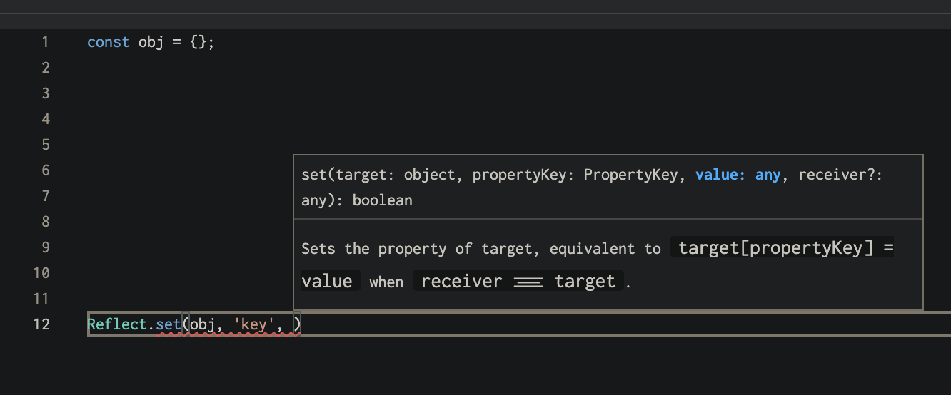 Reflect: jsdoc about `Reflect.set` · Issue #48918 · microsoft/TypeScript · GitHub