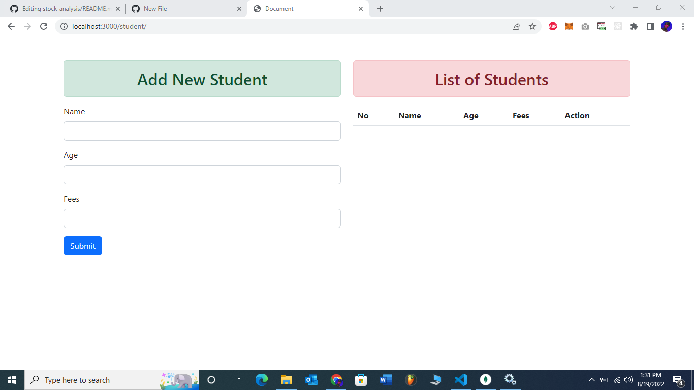 GitHub - AdarshDhiman007/CRUD-project: In this CRUD project we have ...