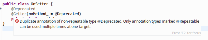 @Getter/Setter(onMethod_=...) broken with Eclipse 2020-12 · Issue #2760 · projectlombok/lombok ...