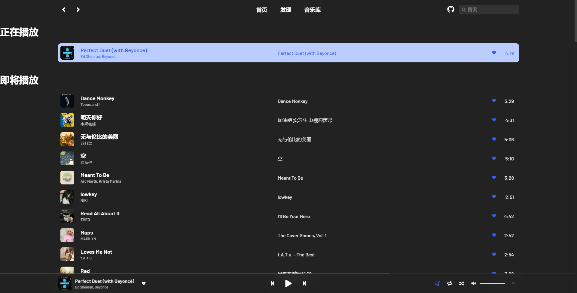 bug: after commit: 1d34aa7 “播放列表”页面以及“我喜欢的”页面 标题显示效果左偏 · Issue #286 · qier222/YesPlayMusic · GitHub