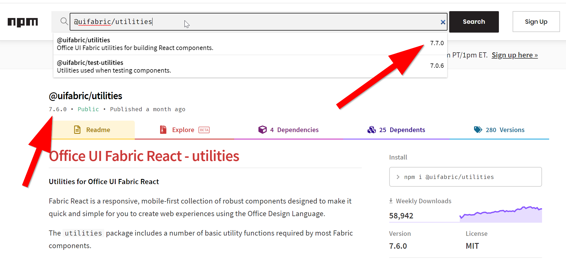 @uifabric/utilities@^7.7.0 not available on npm · Issue #11476 · microsoft/fluentui · GitHub