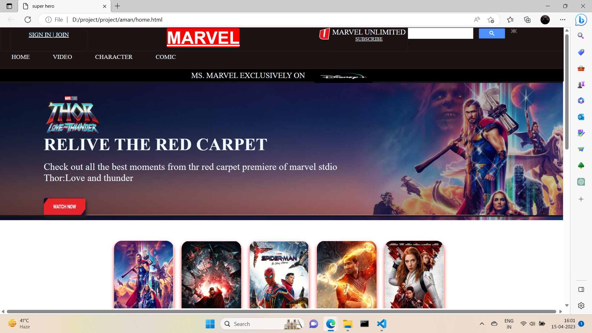 GitHub - amansetu03/marvels_demo