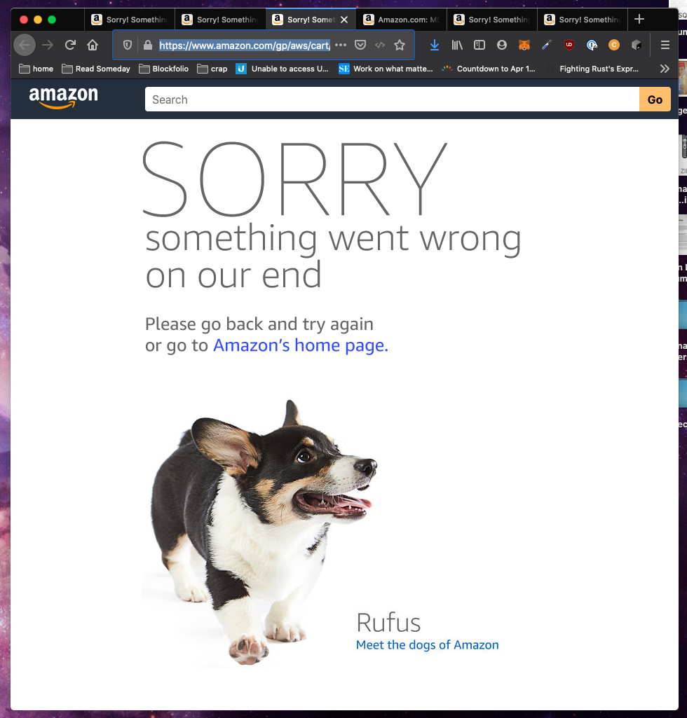 Amazon add to cart links don't work. · Issue #1222 · jef/streetmerchant ...