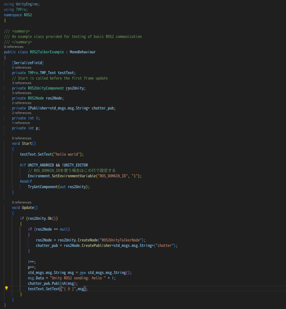 I want to use TMPPro to project the output results onto a scene. · Issue #85 · RobotecAI/ros2 ...