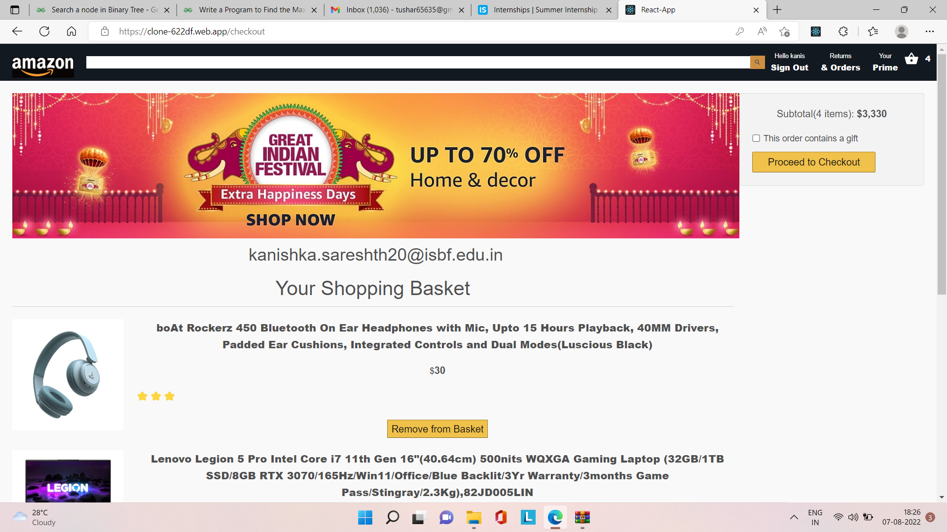 GitHub - tushar-03/Amazon-clone