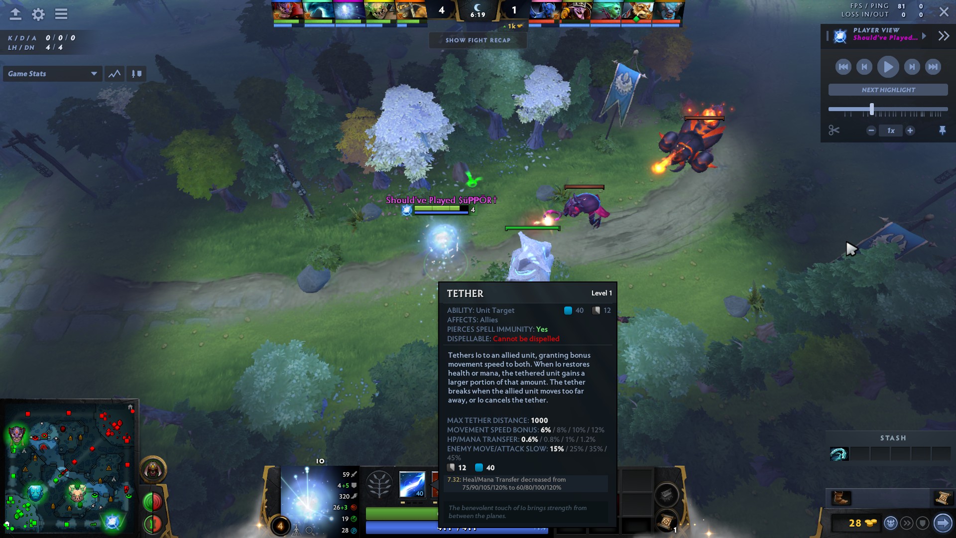 Tether didn't level up but Break Tether does · Issue #2371 ...