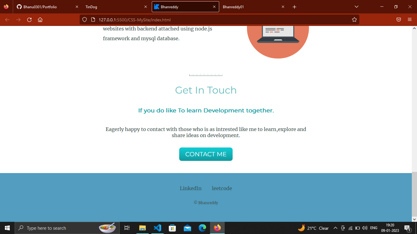 GitHub - Bhanu0301/Portfolio2