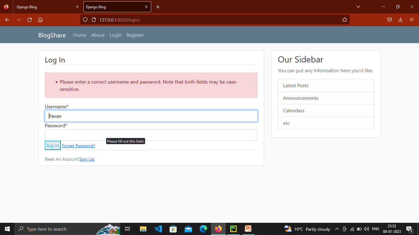 GitHub - Bhanu0301/BlogShare