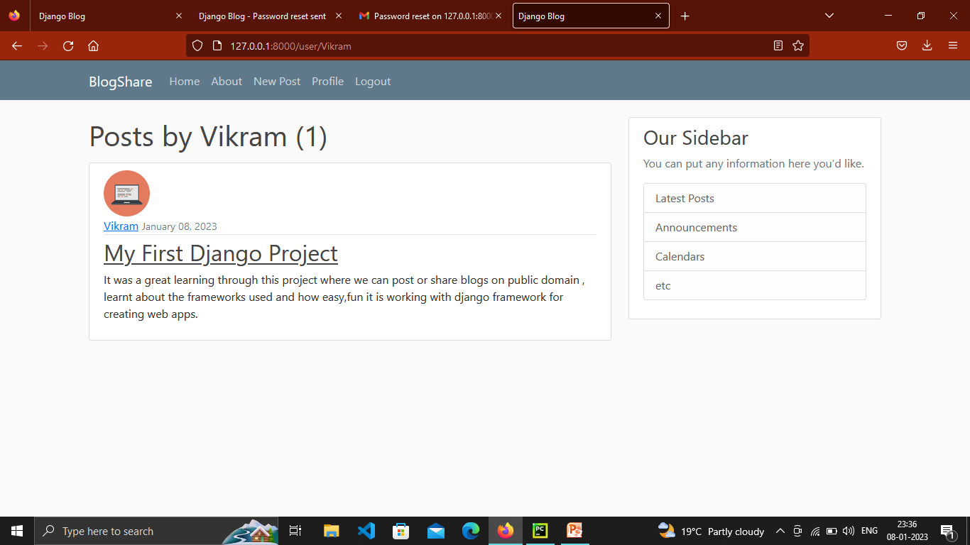 GitHub - Bhanu0301/BlogShare