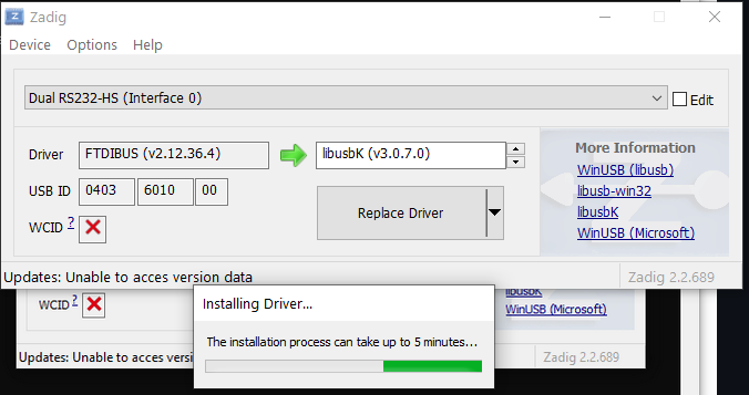 Uploading fails without error message · Issue #636 · FPGAwars/icestudio · GitHub