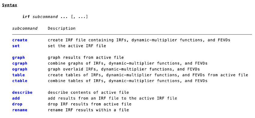 Stata/Manual de Stata/Modelos de Series de tiempo/9_Modelos Multivariados.md at main · EconPUCP ...