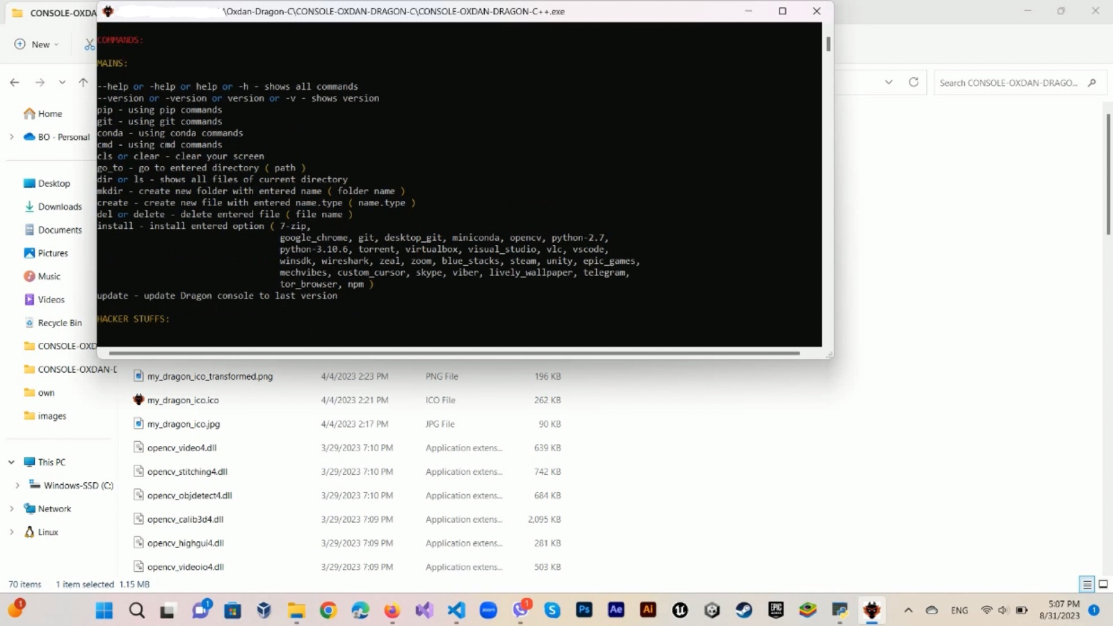 GitHub - Mester-Oxdan/Oxdan-Dragon-Python: Python Oxdan Dragon Console.