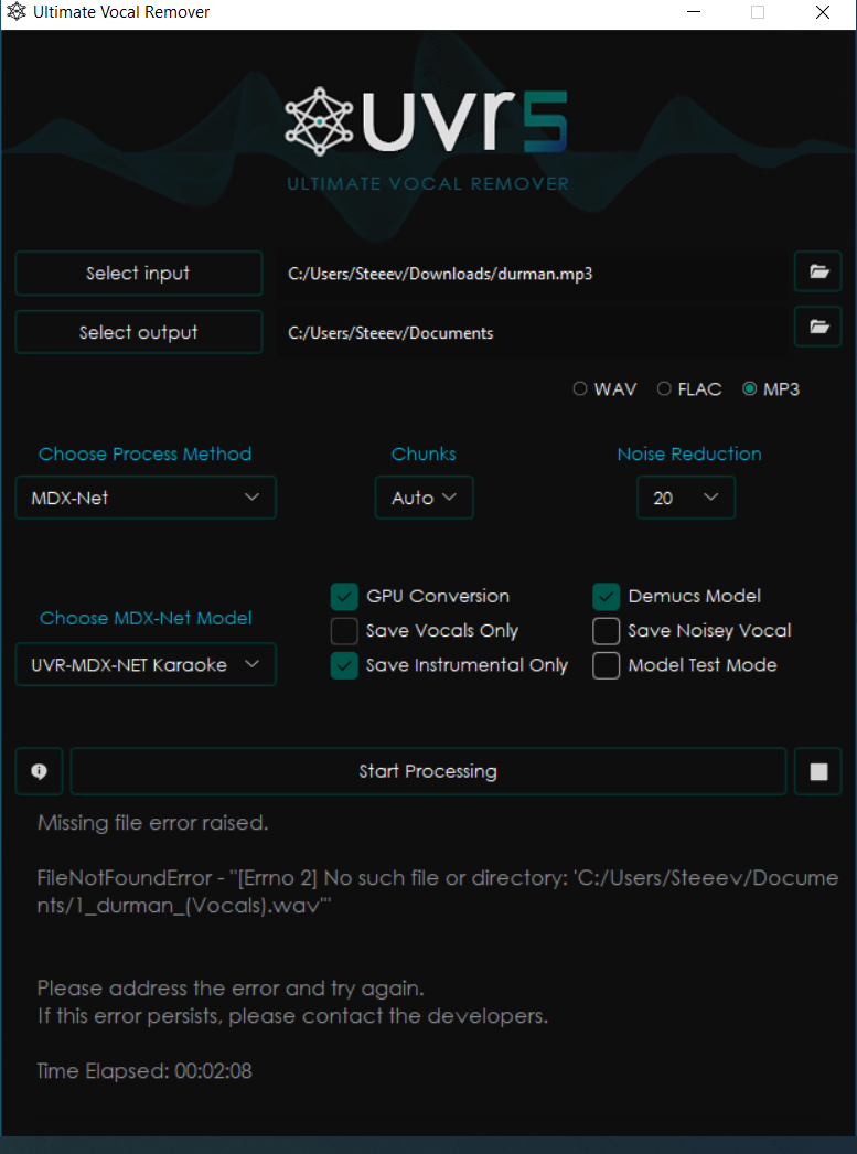FileNotFoundError - "[Errno 2] No such file or directory · Issue #186 · Anjok07 ...