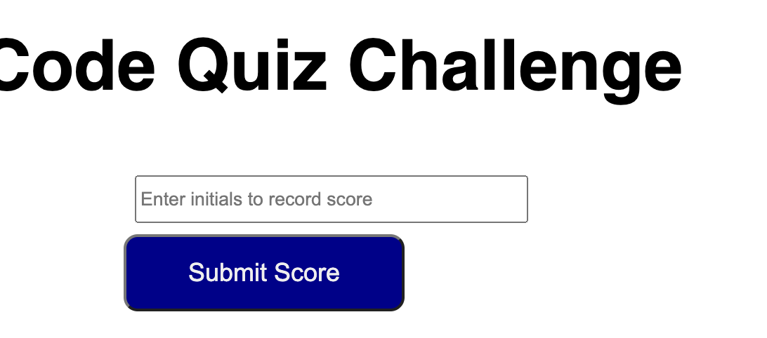 GitHub - hannamarcus/Web-APIs-Code-Quiz