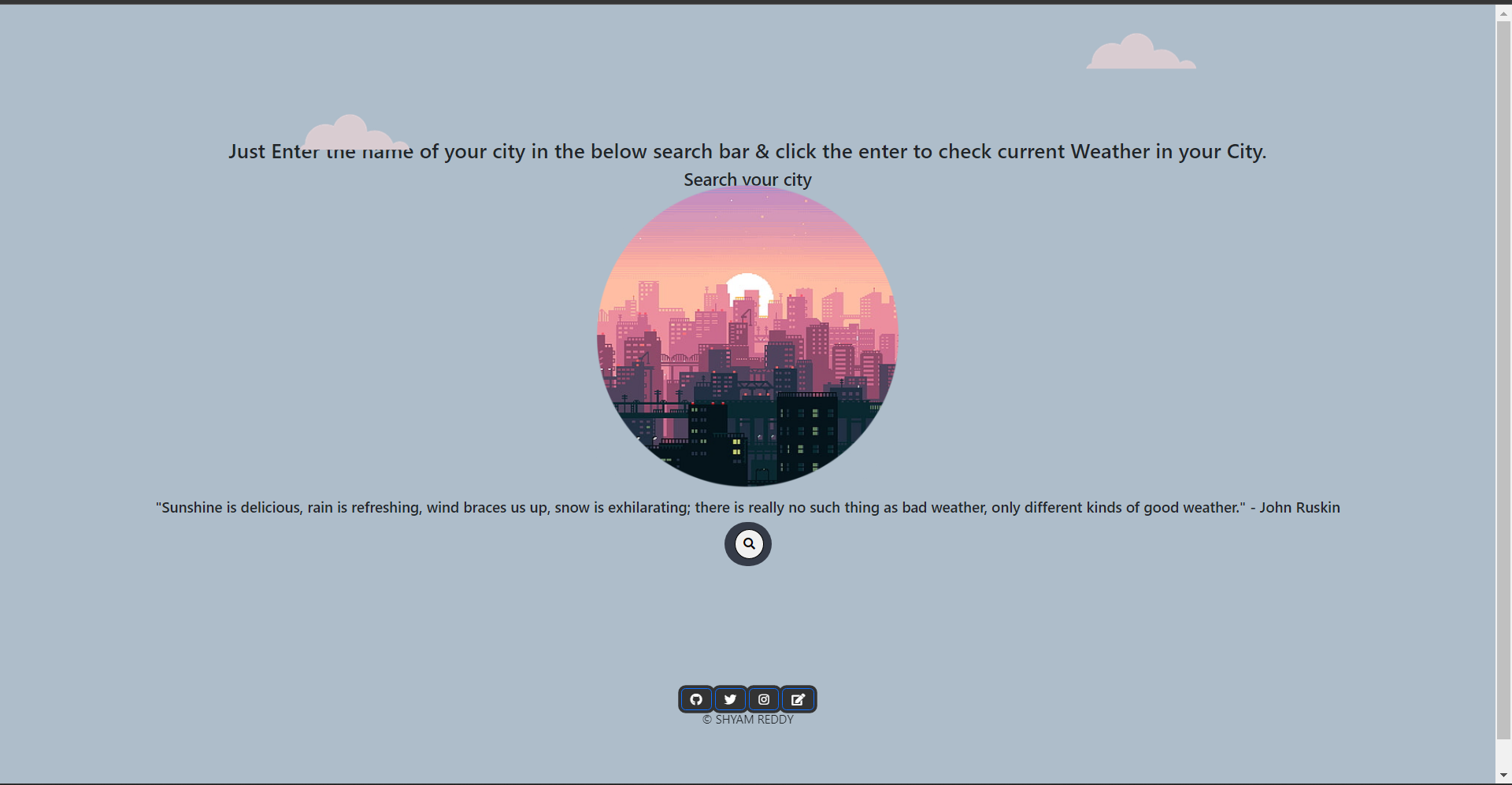 GitHub - Shyam-Sundar-Reddy/Weather-forcast-webApplication GitHub - Shyam-Sundar-Reddy/Weather-forcast-webApplication