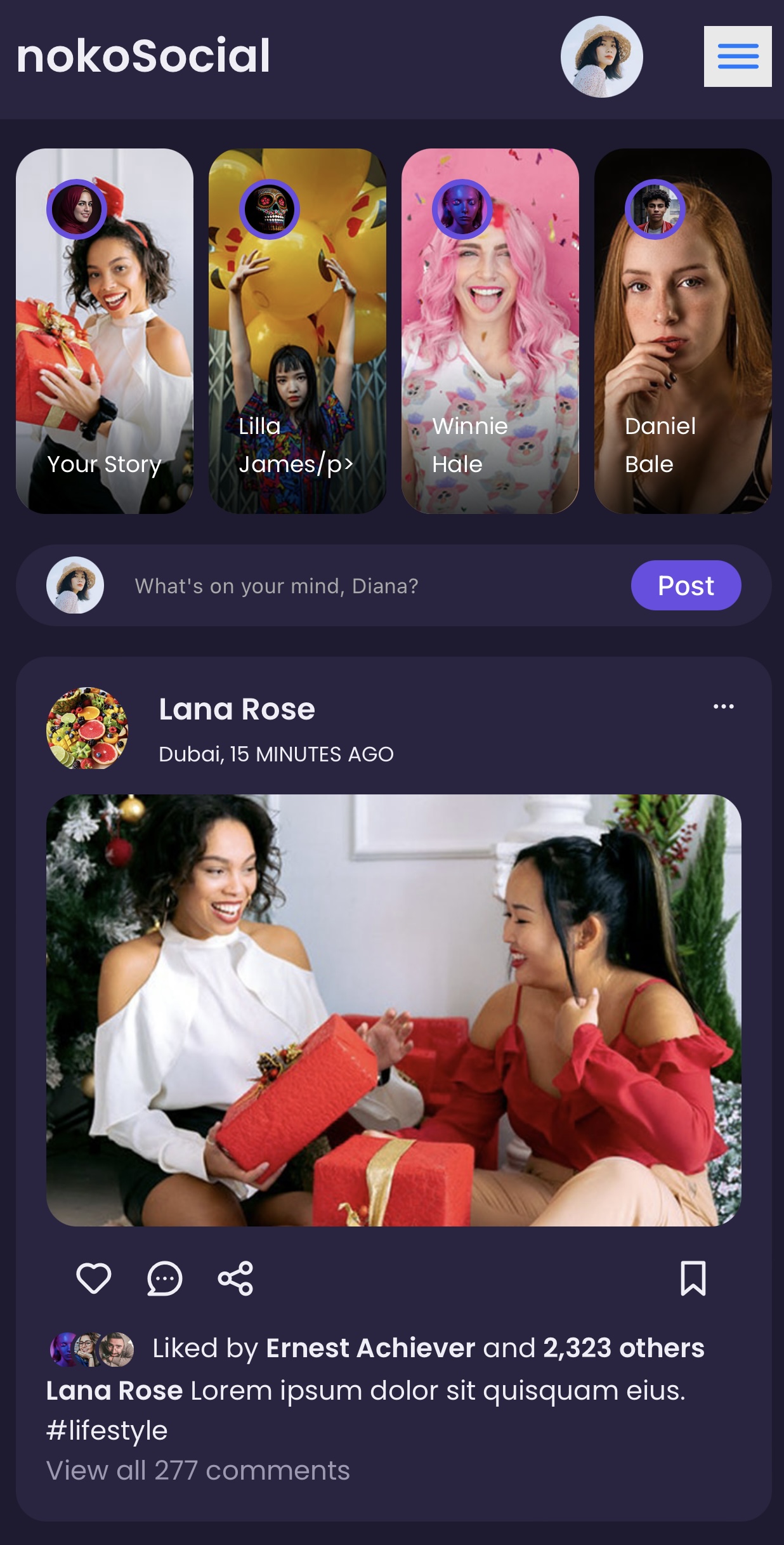 GitHub - Atahhabibi/SOCIAL-MEDIA-NOKO-SOCIAL: Created Simple social Media website