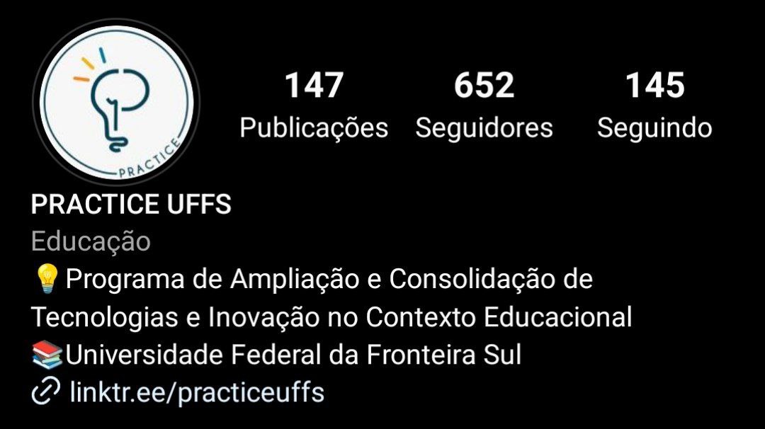 Biografia Instagram · Issue #1367 · practice-uffs/programa · GitHub