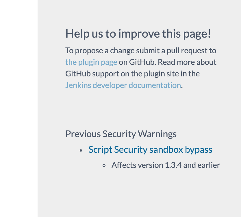 Remove content that is dynamically generated on plugins.jenkins.io by ...