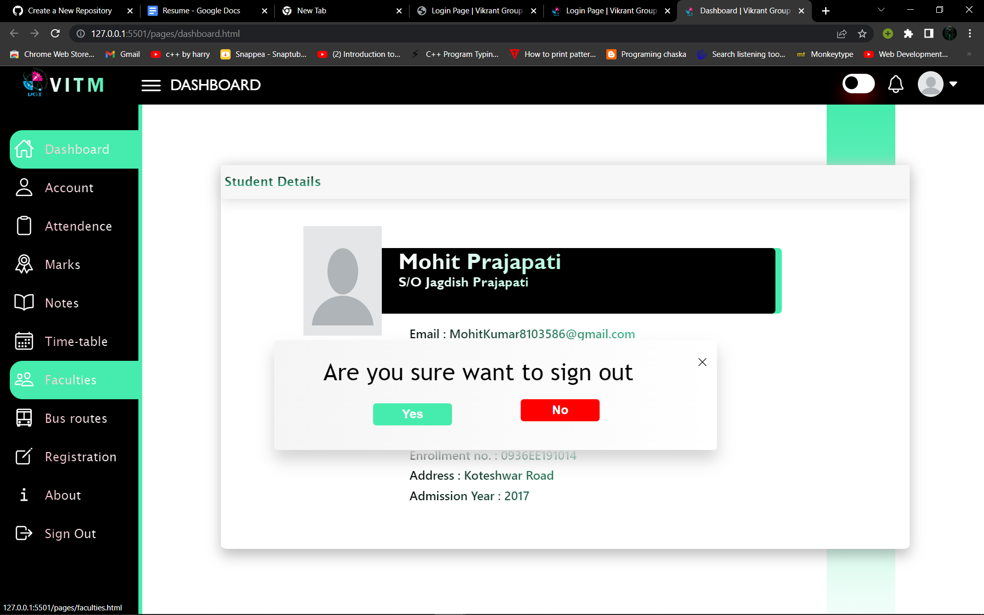 GitHub - mohitpraja/studentmanagement